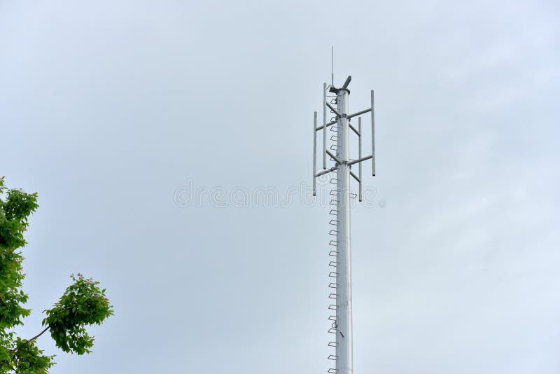 Tower Construction To Install the Antenna of the Wireless Communication ...
