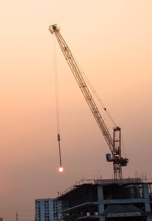 4,015 Construction Site Crane Sunrise Photos - Free & Royalty-Free ...