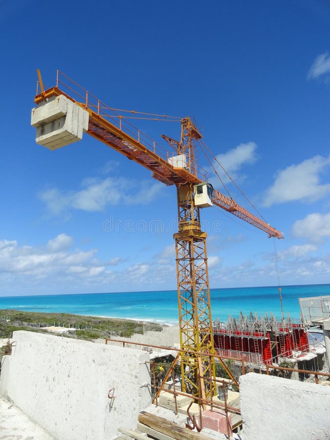 Tower crane at a key stock photo. Image of travel, tower - 26035178