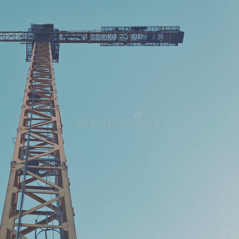 Tower Crane in Project Construction Struktural Stock Photo - Image of ...
