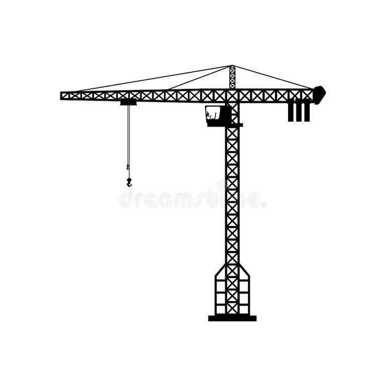 Simple Tower Crane Stock Illustrations – 1,389 Simple Tower Crane Stock ...