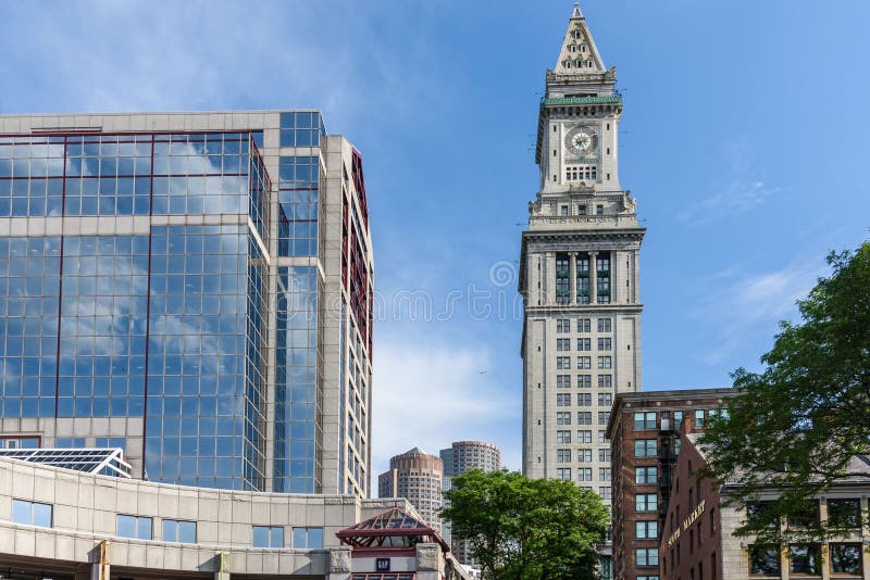 Custom House Tower in Boston Stock Photo - Image of town, travel: 109462790