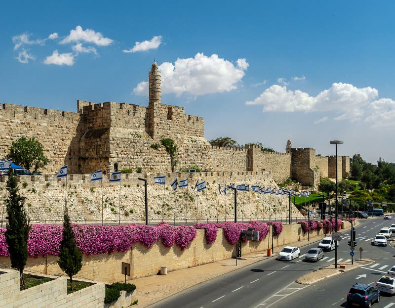Tower of David Jerusalem. Old City. Holy Land Stock Image - Image of ...
