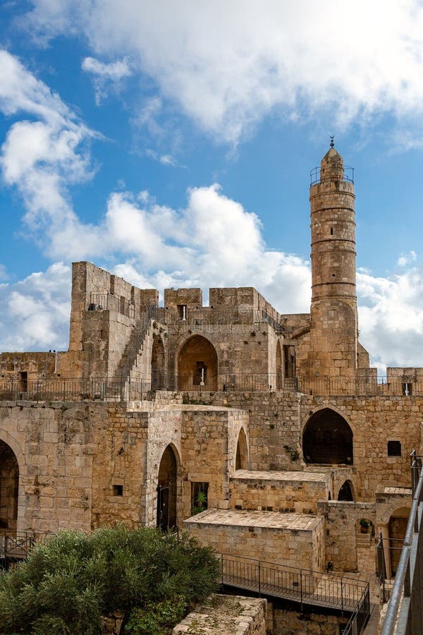 Tower of David Jerusalem. Old City. Holy Land Stock Image - Image of ...