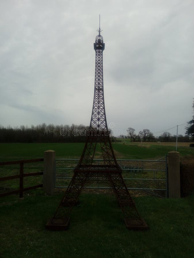 Tower Eiffel in the Country Stock Image - Image of tower, country ...
