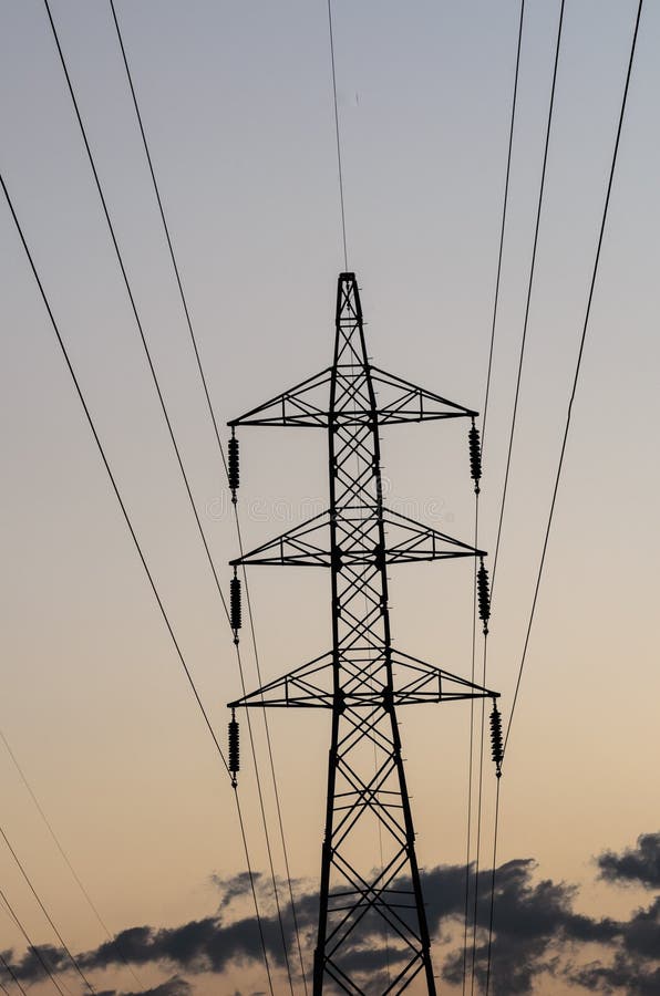 Tower electric stock photo. Image of electrical, supply - 50702154