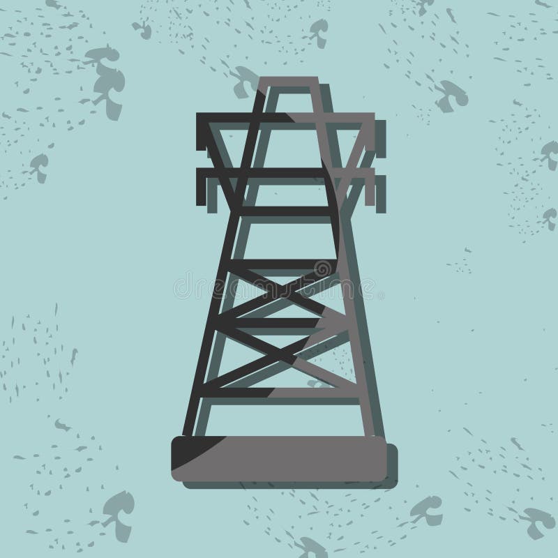 Tower energy design stock illustration. Illustration of electricity ...