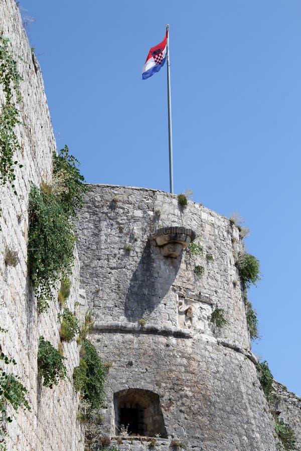 Tower with flag stock photo. Image of building, architecture - 26430606