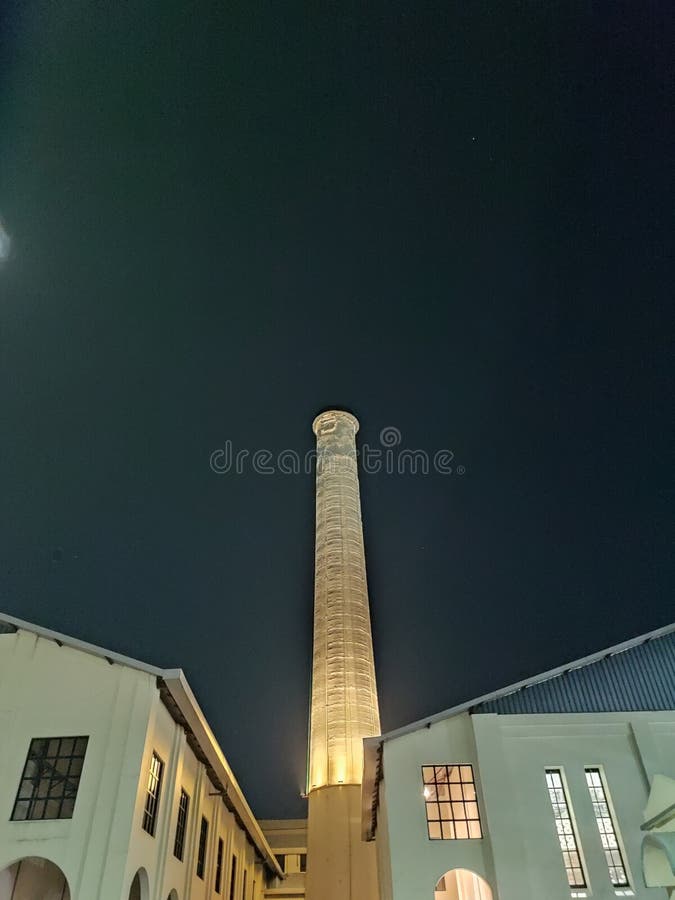 Tower in a Former Sugar Factory Stock Image - Image of lamp, former ...