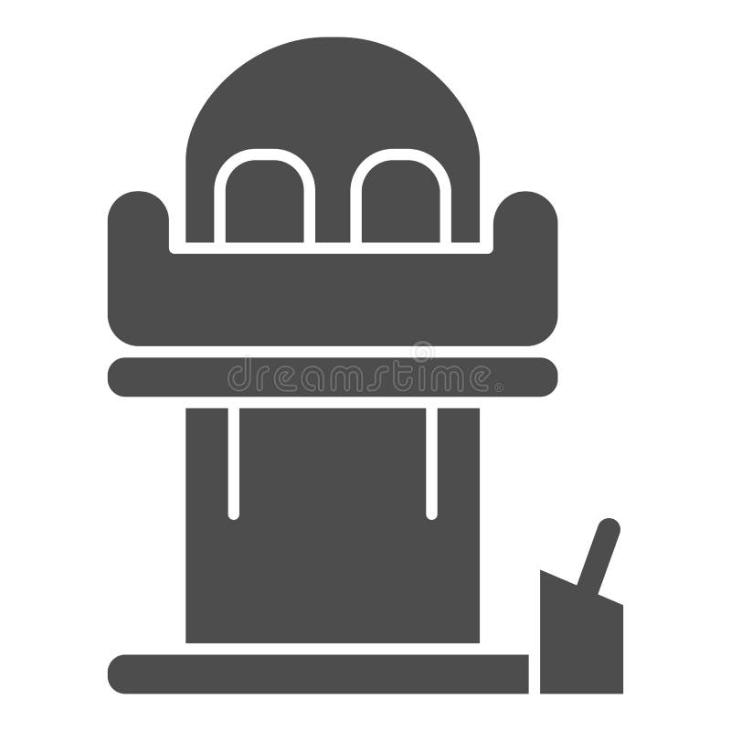 Tower Freefall Solid Icon, Amusement Park Concept, Freefall Attraction ...