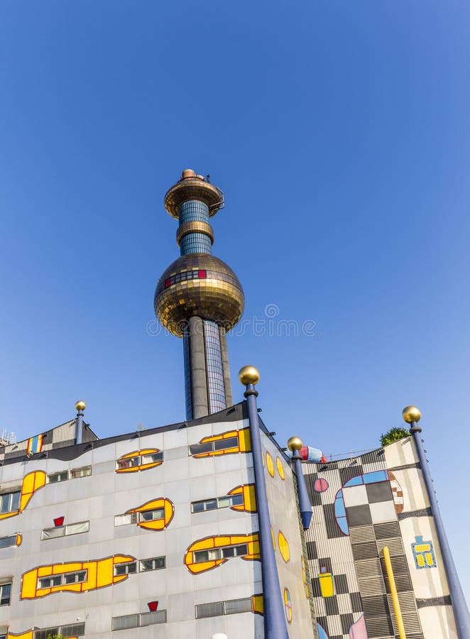 Tower of Garbage-processing Plant in Vienna Editorial Image - Image of ...