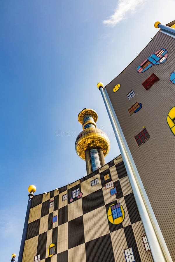 Tower of Garbage-processing Plant in Vienna Editorial Image - Image of ...