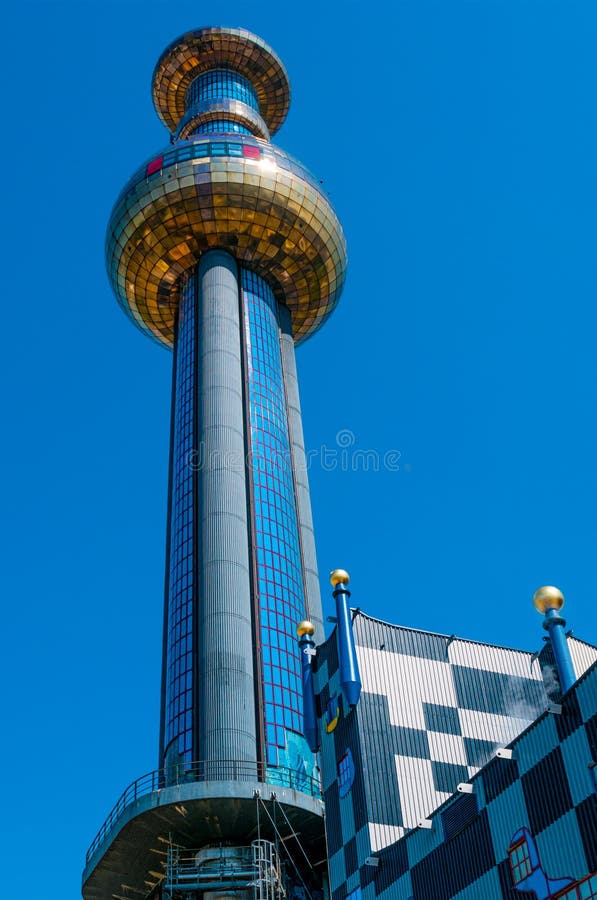 Tower of Garbage-processing Plant in Vienna, Austria. Editorial Image ...