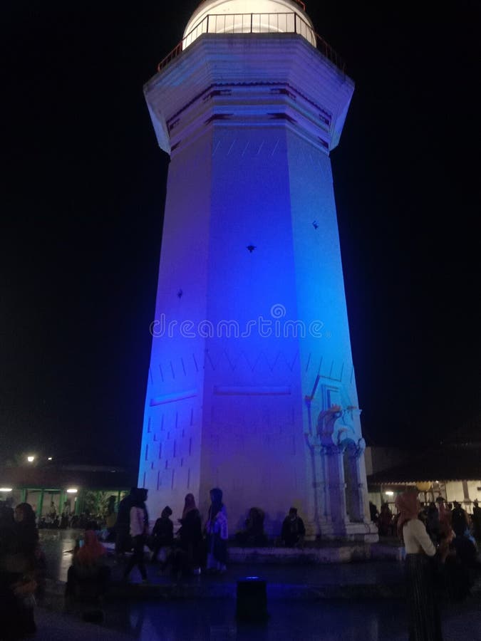The Tower of the Great Mosque of Banten Editorial Image - Image of ...
