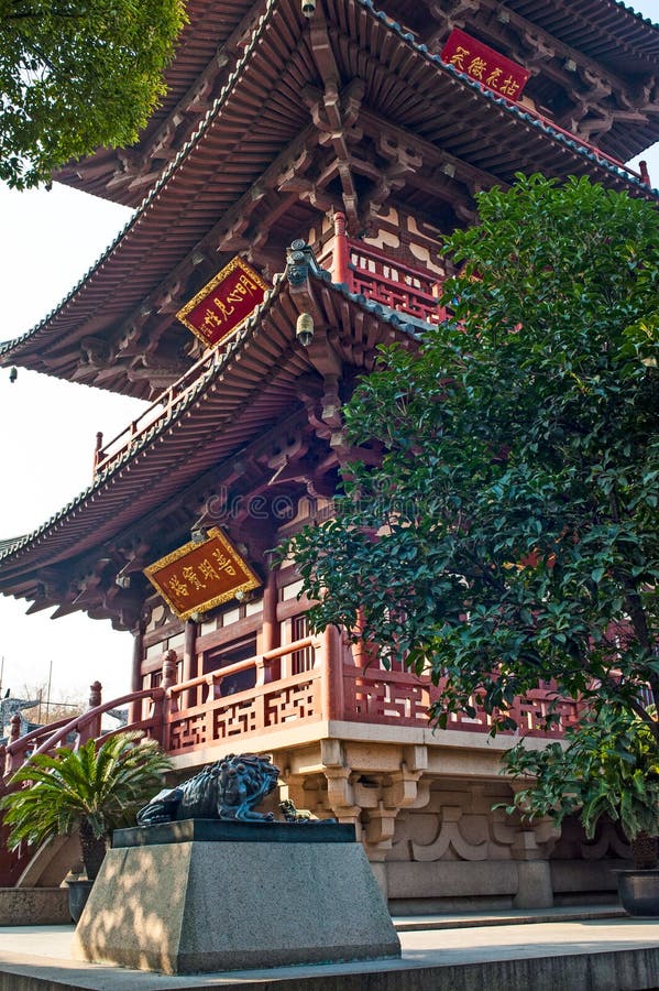 PuMing Pagoda in HanShan Temple, SuZhou, China Stock Image - Image of ...