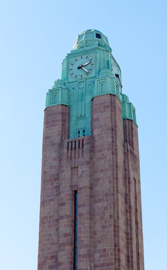 Tower in Helsinki stock image. Image of granite, time - 33225007