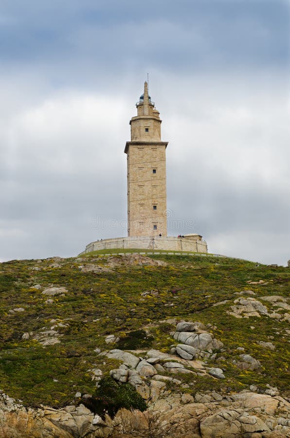 Tower of Hercules stock photo. Image of roman, towerofhercules - 29447138