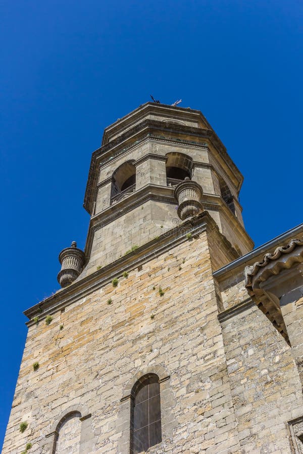 Tower of the Historic Cathedral in Baeza Stock Image - Image of tower ...