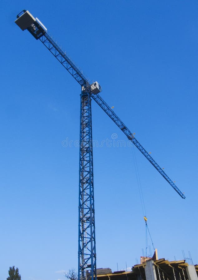 Tower krane stock image. Image of concrete, tower, site - 3099417