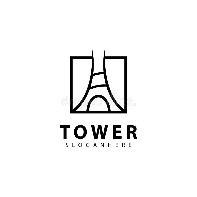 Tower Logo Symbol Vector Icon Design Illustration Template. Stock ...