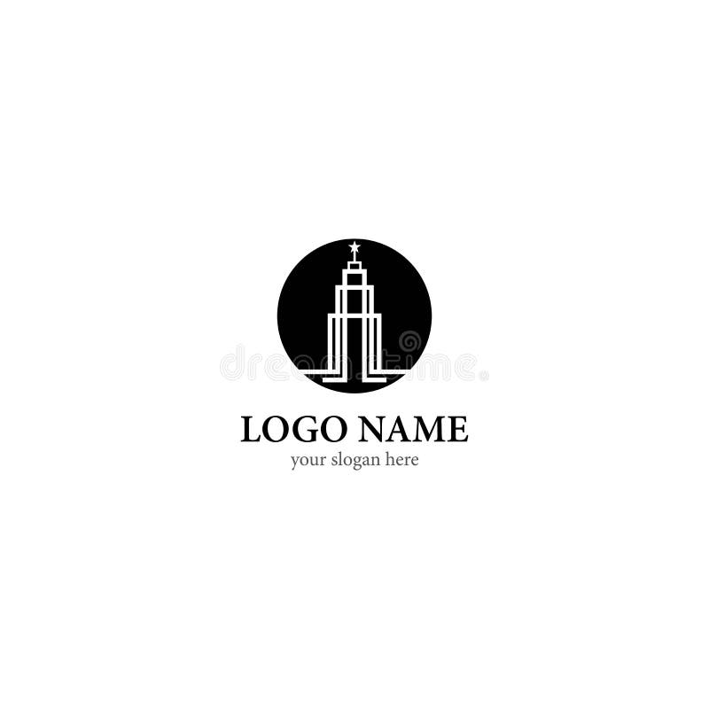 Tower logo template stock vector. Illustration of icon - 188439750
