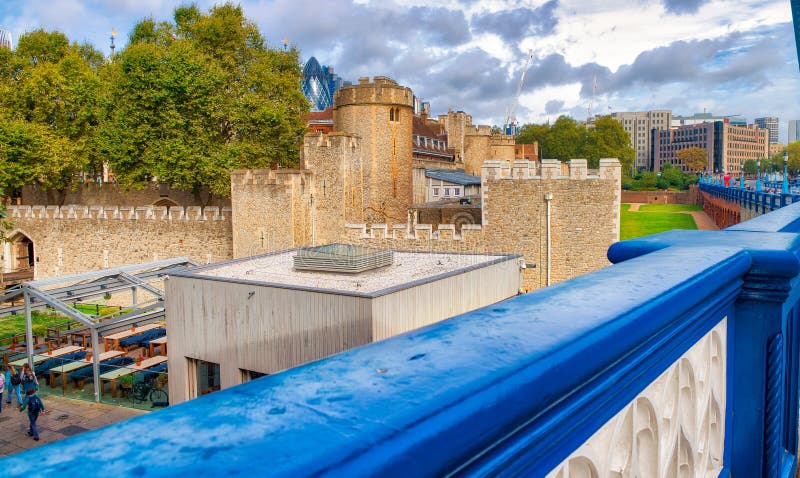The Tower of London As Seen from Tower Bridge Editorial Stock Photo ...