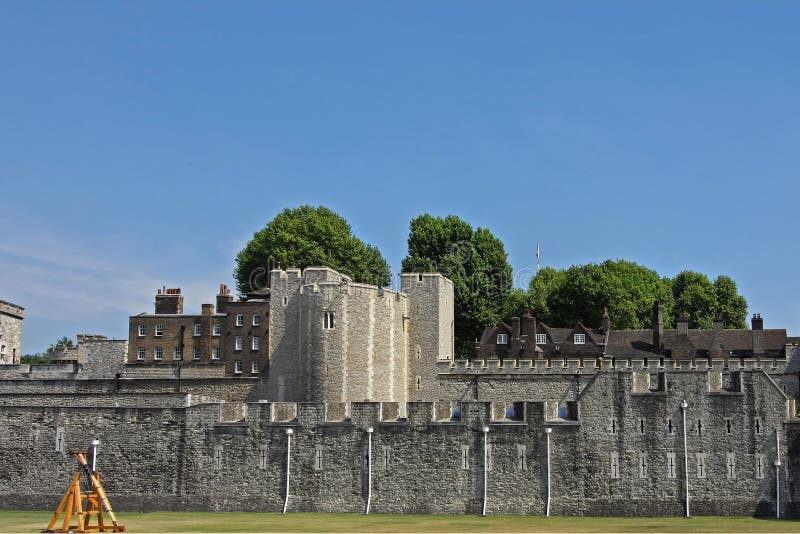 Tower of London stock image. Image of rock, architecture - 98242477
