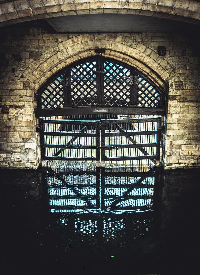 The Tower of London Traitor`s Gate Stock Photo - Image of britain ...