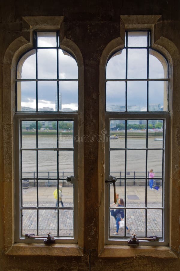 Tower of London windows editorial stock photo. Image of medieval ...