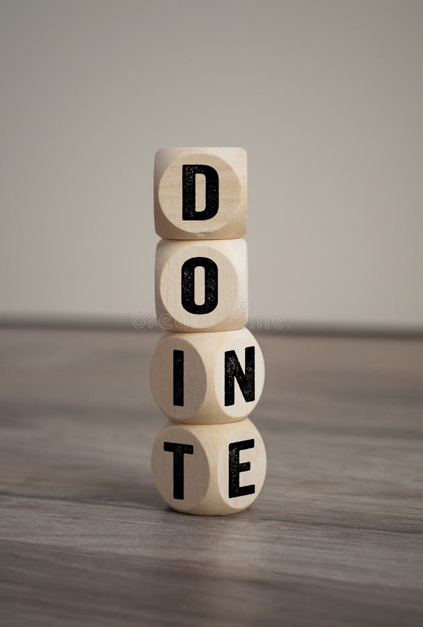 Tower Made with Cubes and Dice with the Words Do it and Done Stock ...