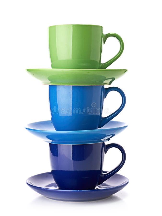 Stacked colored cups stock photo. Image of purple, object - 11607794