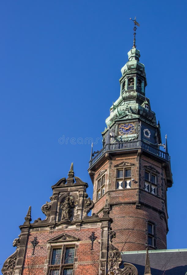 Tower of the Main Building of the University of Groningen Stock Photo ...
