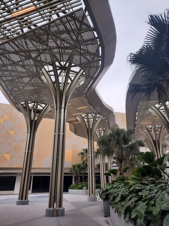 Tower mall in indonesia stock image. Image of landmark - 264962725