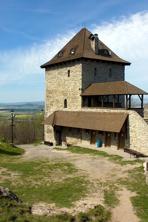 Tower of the Medieval Fortified Castle Steinsberg, Sinsheim, Germany ...
