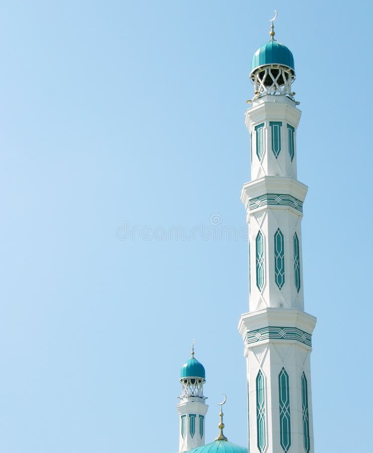 Tower of the mosque stock image. Image of faith, namaz - 63456879