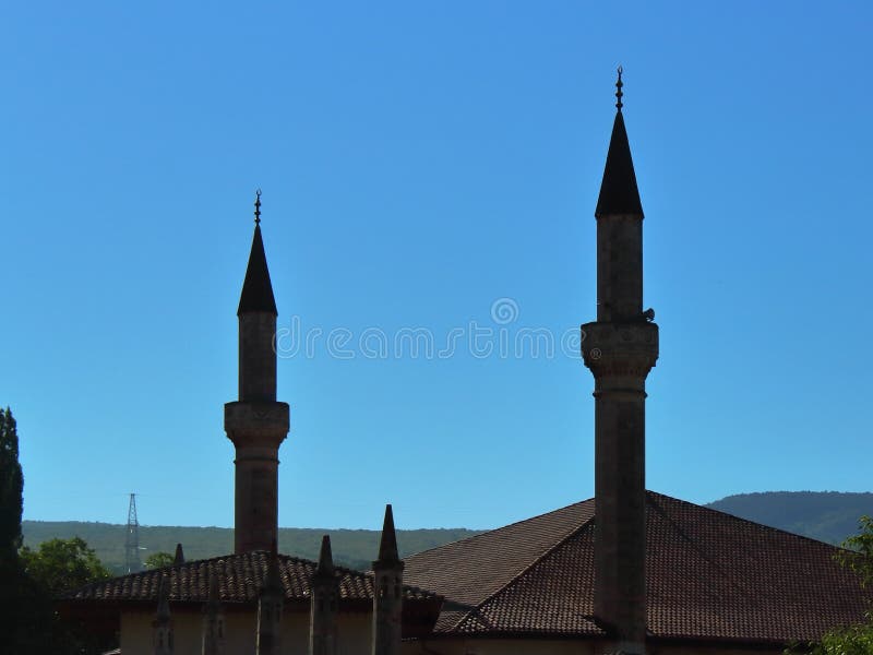 Tower Mosque Palace Texture Stock Image - Image of church, history ...