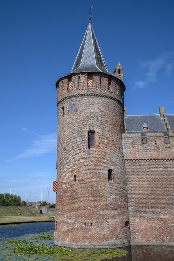 Tower at the Muiderslot Castle at Muiden the Netherlands 19-7-2022 ...