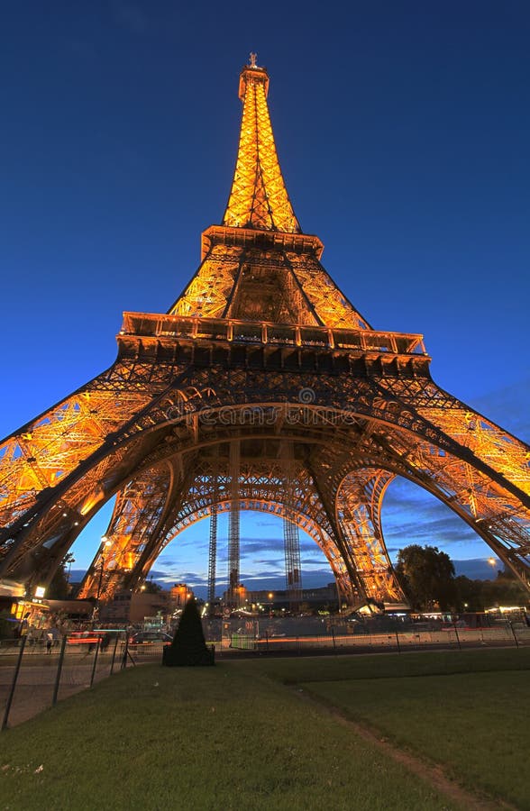 Tower at night editorial photography. Image of exterior - 49048212