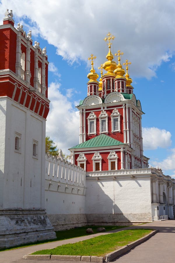 Tower of the Novodevichy Convent in Moscow Stock Photo - Image of ...