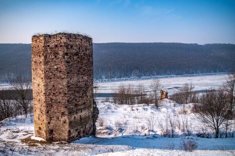Old castle tower stock image. Image of standing, landmark - 133342575