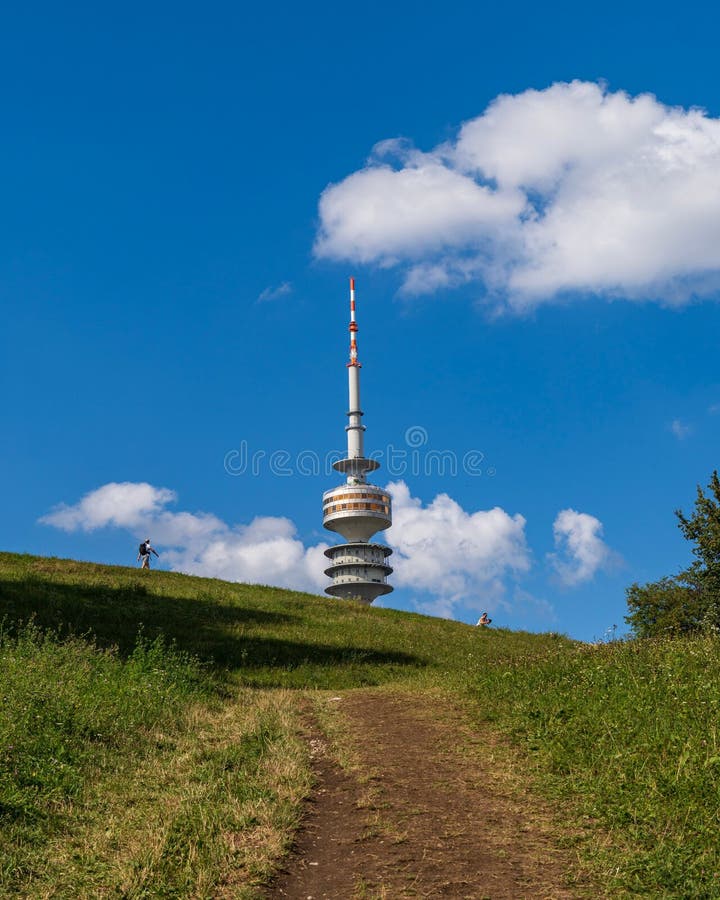 Tower of the Olympic Park in Munich Editorial Photo - Image of sports ...