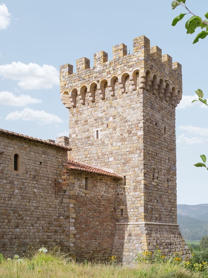 Tower stock image. Image of vine, historic, vineyard - 95396219