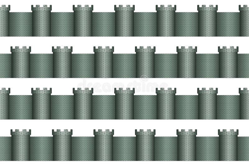 Tower pattern stock vector. Illustration of infinite - 51058984