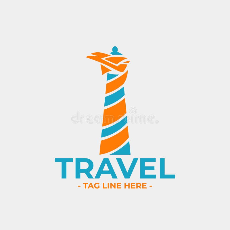 Tower Plane Travel Sign stock vector. Illustration of house - 187727365