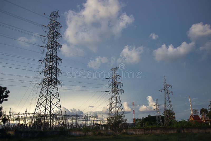 Tower power electronics stock image. Image of bridge - 103416025