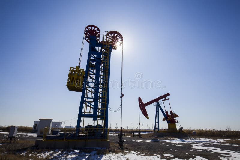 Tower pumping unit stock photo. Image of pump, unit - 173904752