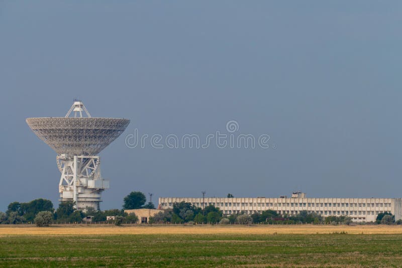 Tower with Radar Communication System Stock Photo - Image of parabolic ...