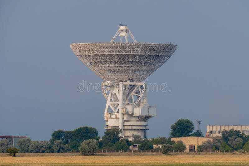Tower with Radar Communication System Stock Image - Image of ...