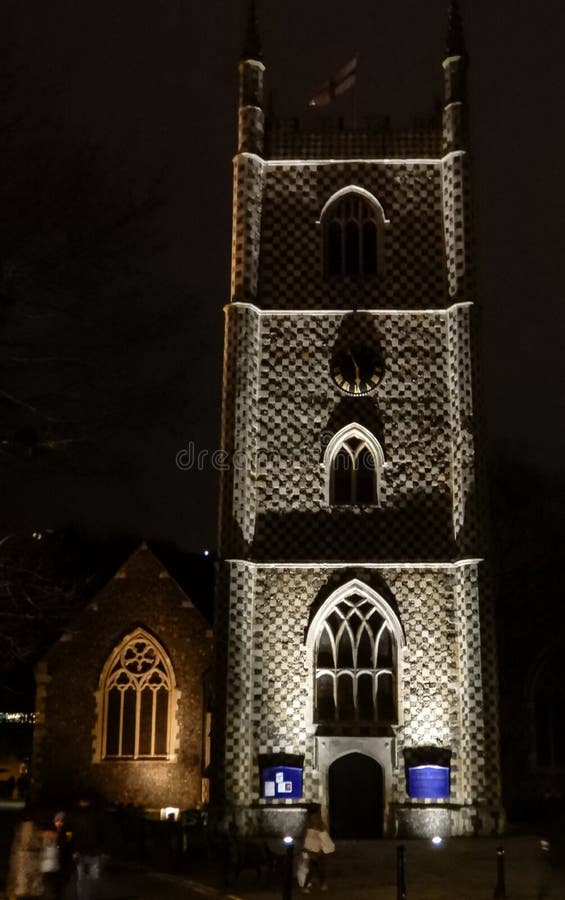 Reading Minster tower stock photo. Image of architecture - 113718194