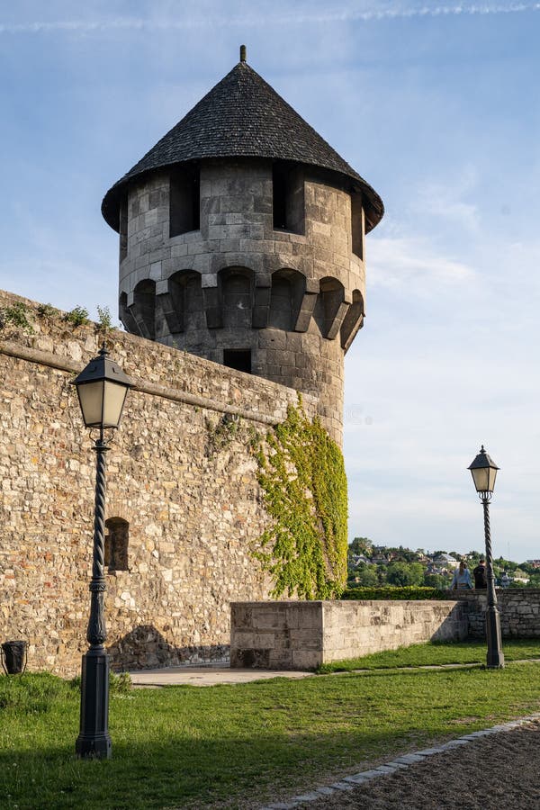 Tower of the Reconstructed Medieval Part of Buda Castle Stock Photo ...